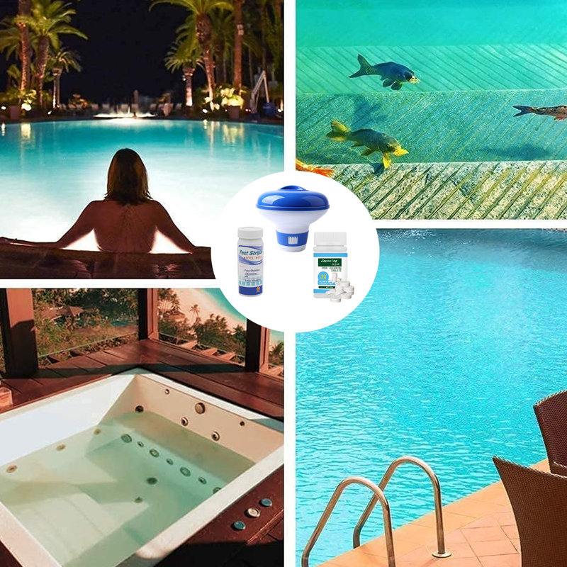 OAK DECOR BLAZE Chlorine Floater Pool Cleaning Tools & Reviews | Wayfair